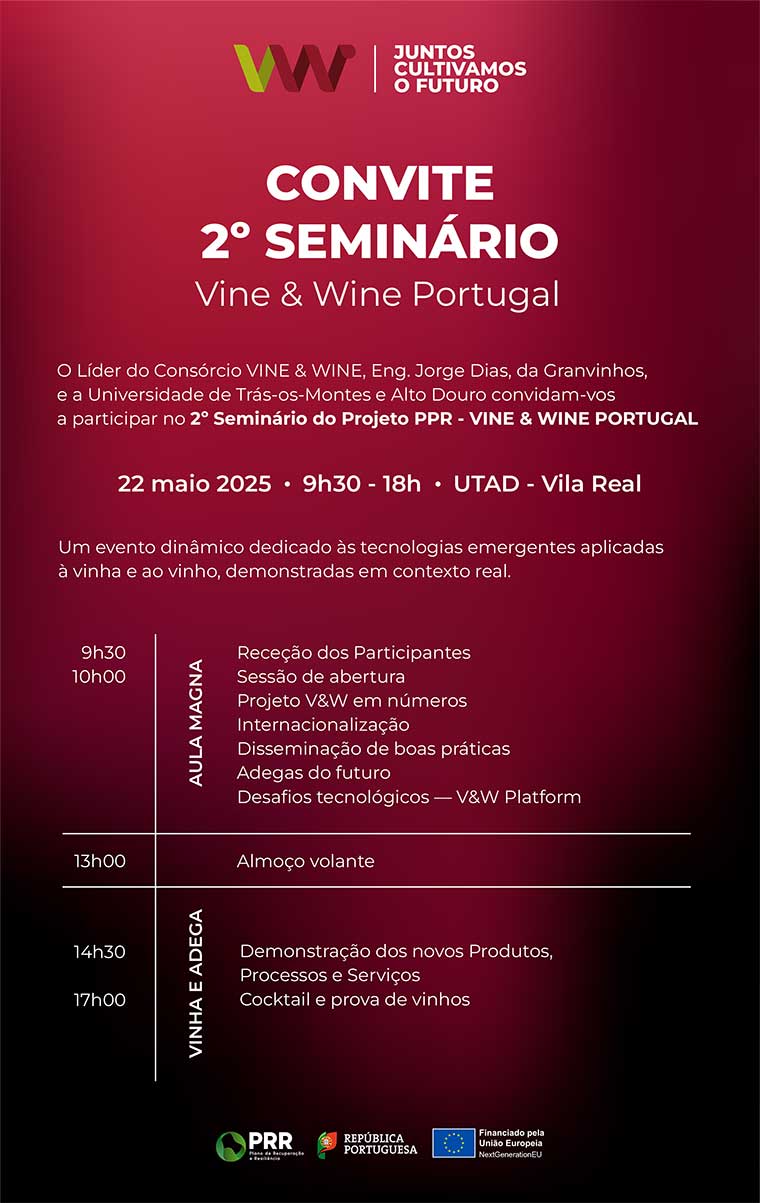 Seminário Vine & Wine Portugal na UTAD | Agrotec.pt